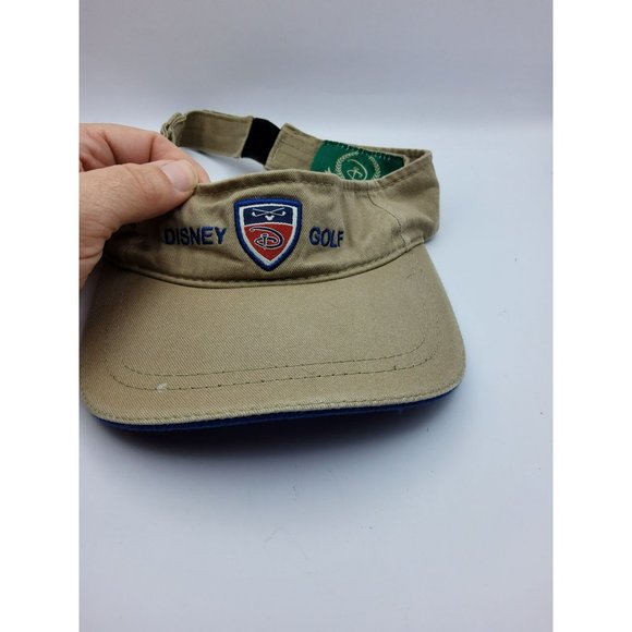 Disney | Accessories | Disney Golf Visor Khaki Osfm Cap Hat Adjustable ...